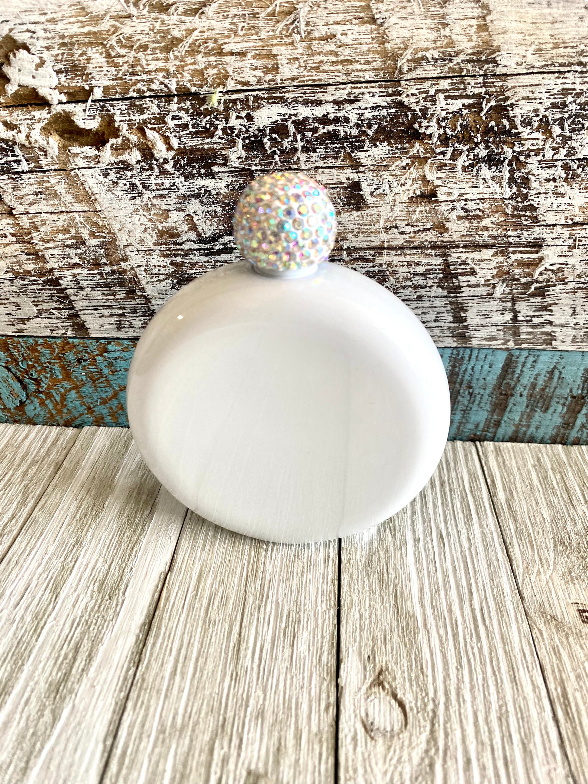 5 oz Gemstone White Sublimation Flask – Crafters Palace